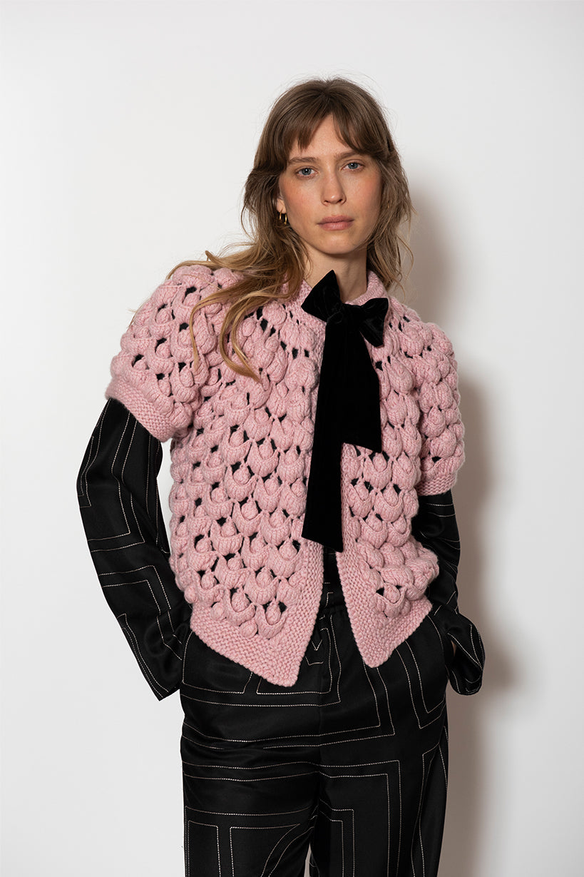 LETANNE | Matilda Zoe Cashmere luxury handmade knitwear Jacket | Letanne