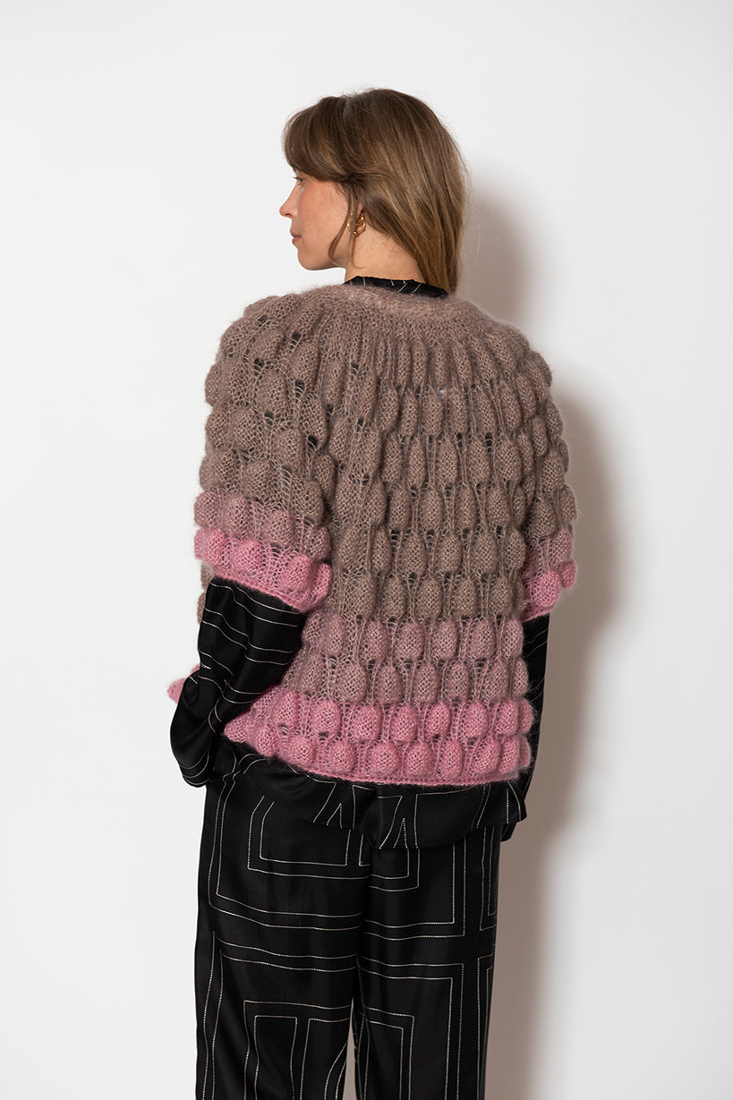 LETANNE | Emma Matilda Mohair and Silk luxury handmade knitwear Jacket ...